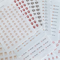 PAY BILLS Icon Stickers / Bill Due Planner Stickers / Finance Tracker ...