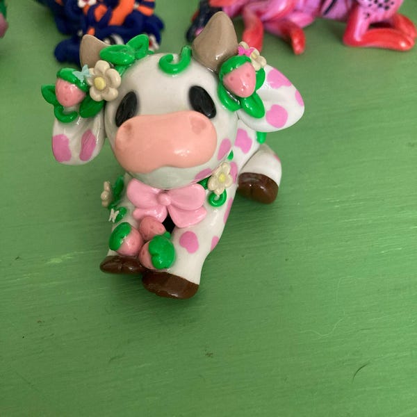 Sad Sprout Panda Polymer Clay Figurine//sculpture//desk Buddy - Etsy