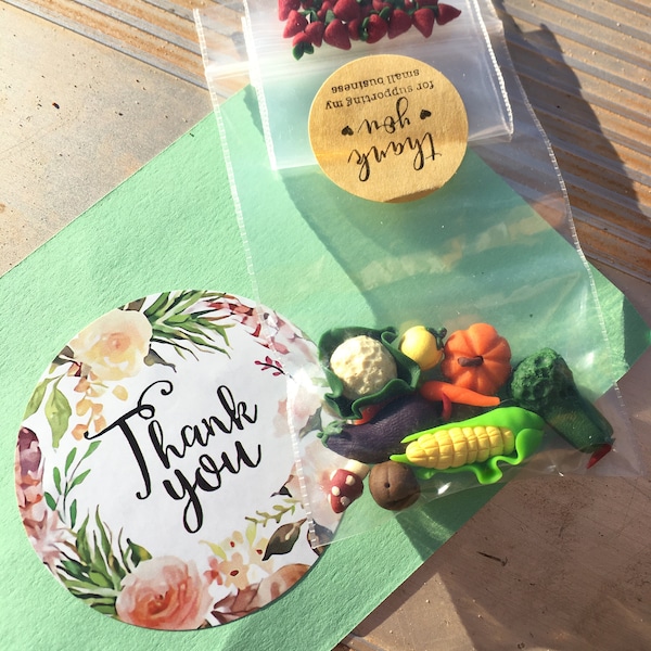 Set of Mixed Assortment of Veggies for Doll House or Fairy Garden ...