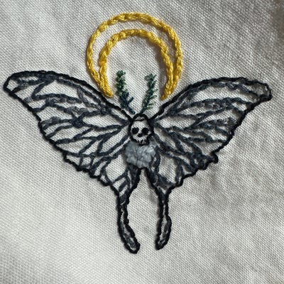 Sun Moon Embroidery Pattern Moon Embroidery Celestial Embroidery ...