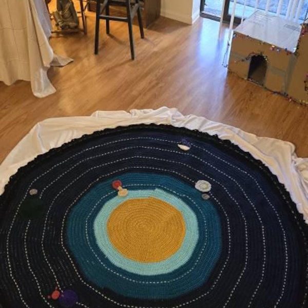 Crochet Pattern - Outer Wilds Inspired Solar System Blanket - Etsy