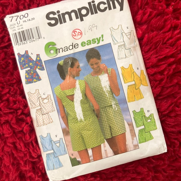 Simplicity 9505. Nightshirt, Nightgown and Pajamas Pattern. 2 Hours Sleepwear Pattern. SZ Xs-med ...