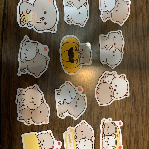 240 Pcs Bubu Dudu Stickers Cute Bubududu Bears Couple Stickers for ...