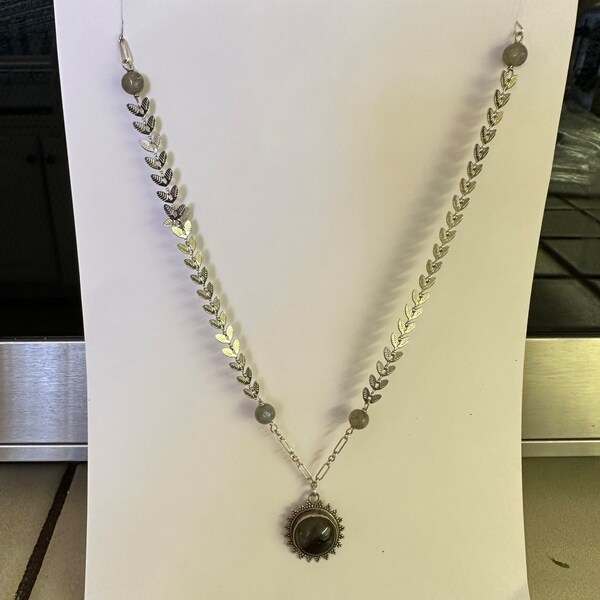 Eye of Amethyst Guardian Amulet Necklace One of a Kind Sterling Silver ...