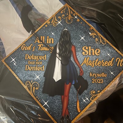 Custom God Bible Verse Graduation Cap Topper, Personalized Christian ...