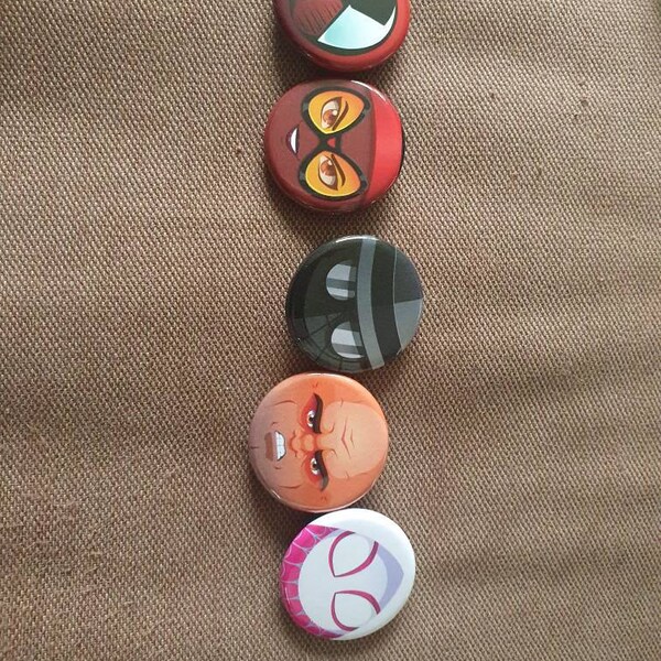 Mix and Match Badges - Spider-verse, Badge, Badges, Spider-man ...