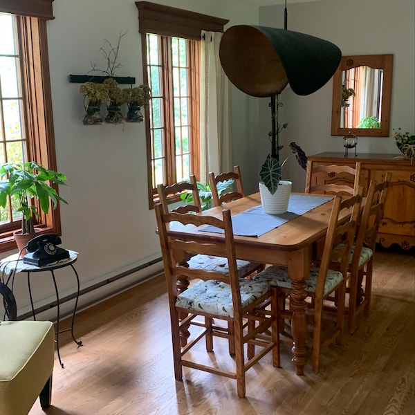 Solid Copper Dome Pendant Light - Oxidized Copper Ceiling Light Fixture ...