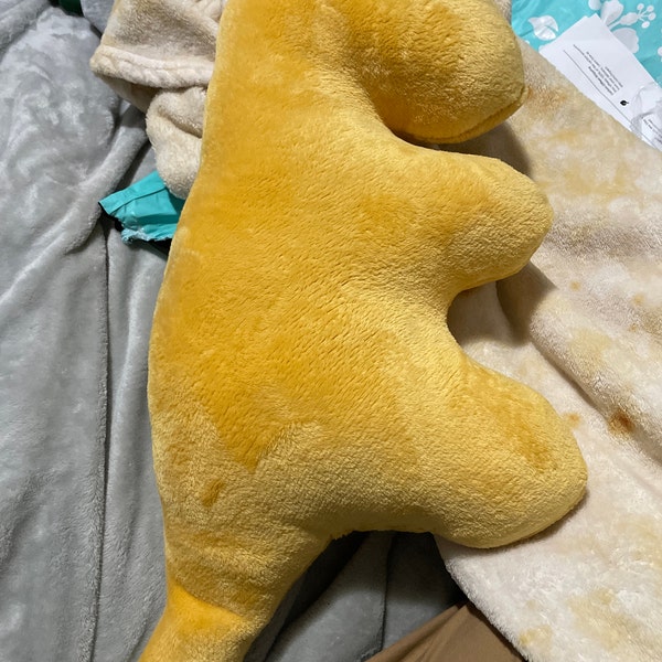 Dinosaur Chicken Nugget Shaped Pillow. Large Size Dino. Fun Home Decor ...