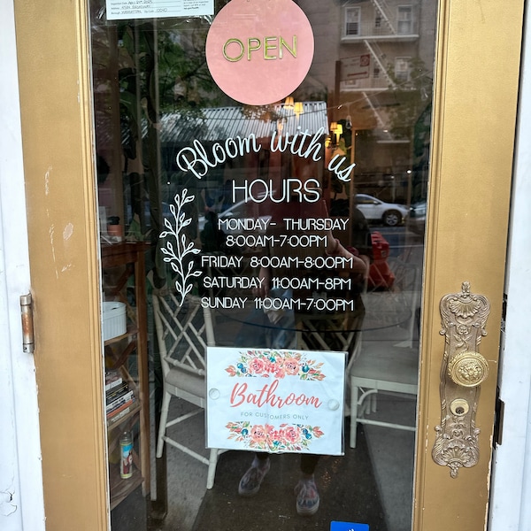 Circle Open/closed Sign - Double Sided - Etsy