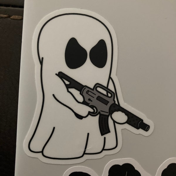 Ghost Gun Sticker - Etsy