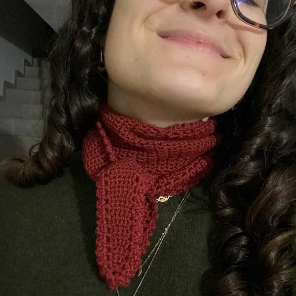 PDF File for Crochet Pattern (english and Swedish), Estrid Scarf - Etsy