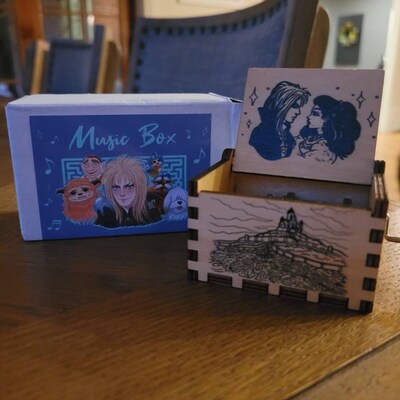 Labyrinth Music Box Hand-cranked Music Box Fantasy Music - Etsy