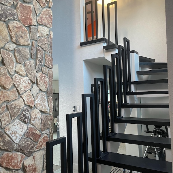 Ships in 1-2 Business Days !!!! Wrought Iron Guardrail / Handrail for ...