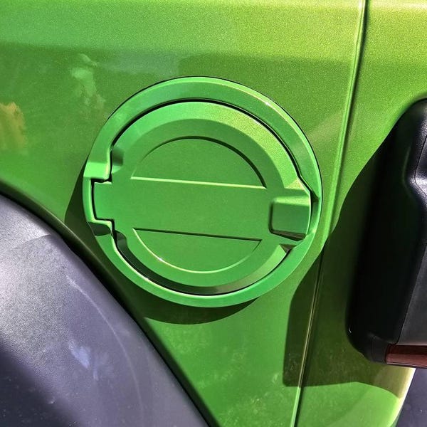 Custom Powder Coated Jeep Wrangler Fuel Door - Compatible With 2018 ...