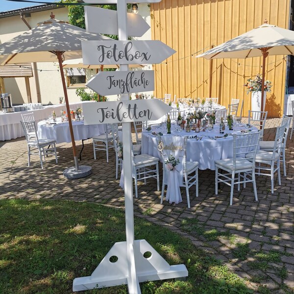Wegweiser Hochzeit individuell gestaltbar. - Etsy.de