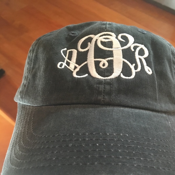 Monogrammed Hat- the PERFECT Preppy Accessory! so Many Color Choices ...