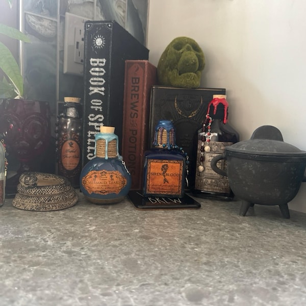 FULL SET MINI Magical Potions Magical Apothecary Potion Bottle Witch ...