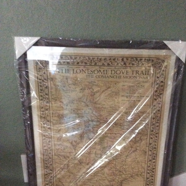 Texas Decorative Wall Map - Paper - 39" W X 36" H - Etsy