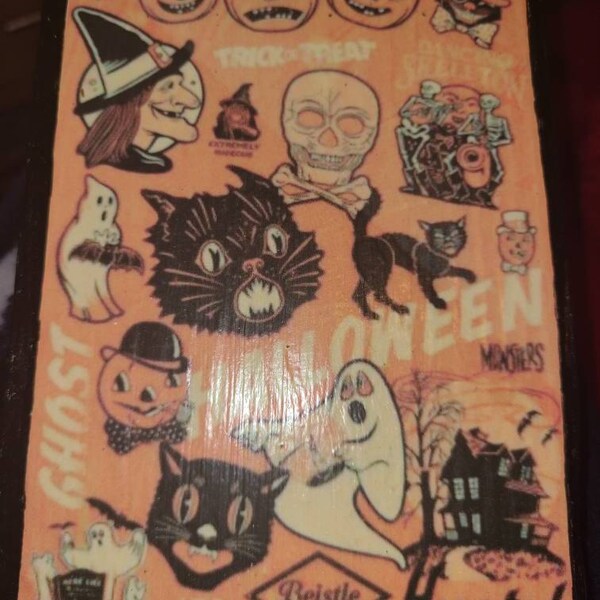 Ghost Mosaic Wall Art Etsy