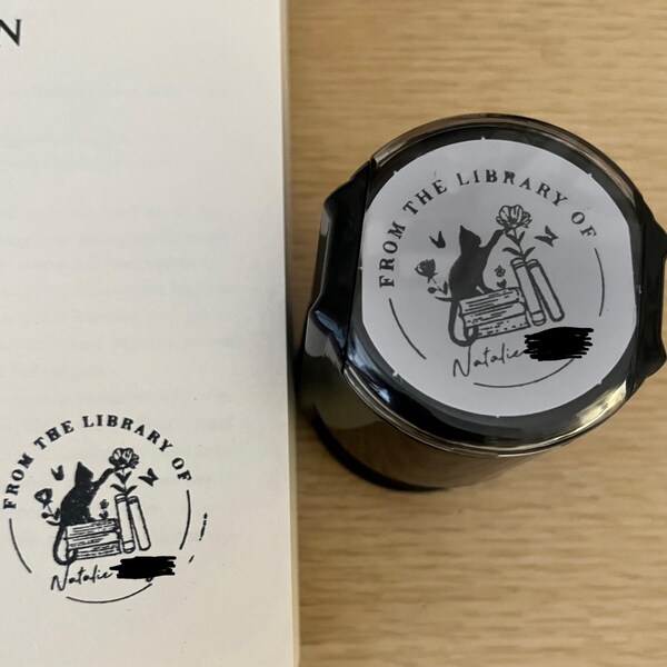 Personalized Book Embosser,custom Book Embosser,from the Library of ...