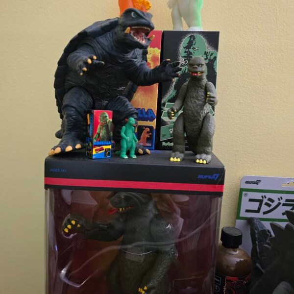 1:12 Shogun Warriors Godzilla Custom 3D Print Mini Figure in Box ...