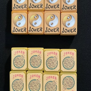 Mah Jong Mahjong Mah Jongg Classic Joker Stickers Set of 9 - Etsy