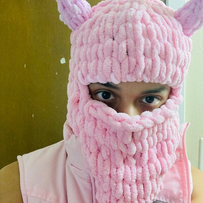 Balaclava Long Bunny Ears Balaclava Mask Balaclava Ear - Etsy