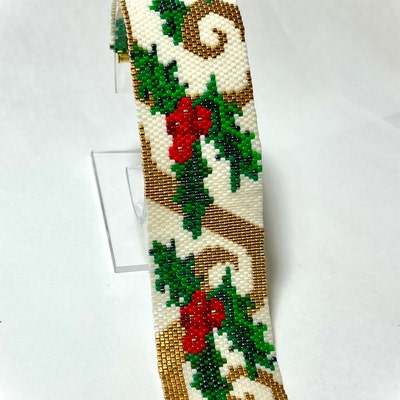 Seed Bead Pattern Beadwork Tutorial Bead Pattern Flower Blossoms