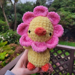 Crochet Flower Bunny Plushie PATTERN PDF - Etsy