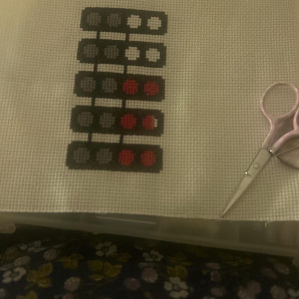 Formula 1 Dutch Grand Prix Cross Stitch Pattern, F1 Zandvoort Circuit ...