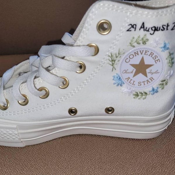 Custom Converse Embroidered Shoes Converse Chuck Taylor 1970s Custom ...