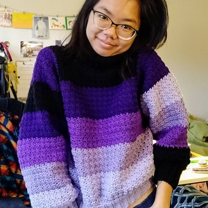 CROCHET PATTERN: The Millennial Jumper Cowl Neck/ Turtle | Etsy