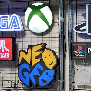 SEGA Sign for Gaming Room Decor Sega CD, Sega Genesis, Sega Saturn and ...