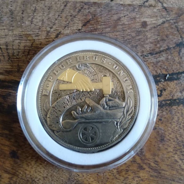 Hobo Coin Anubis Ancient Egyptian God of Afterlife American Custom Coin ...