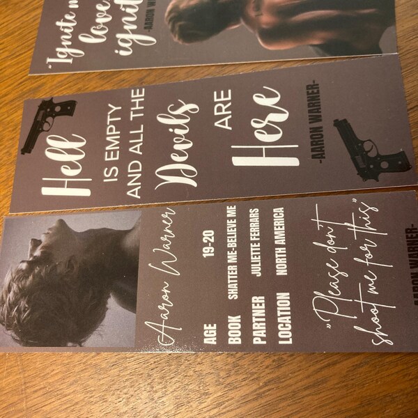 The Powerless Series Bookmarks Powerless Bookmark Powerful Bookmark ...