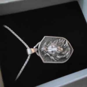 Silver Saint George Signet Ring Christian Jewelry Religious Accessory ...