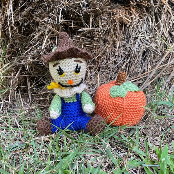 Scarecrow Crochet Pattern - Etsy