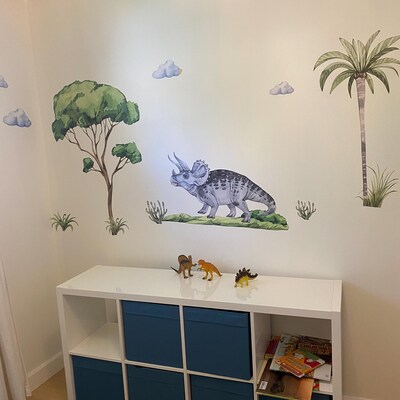 Safari Nursery Decor, Safari Wall Decal Big Set, Savanna Wall Decal for ...