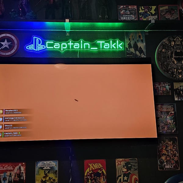 Custom Gamer Username Neon Sign,personalized Game Tag Neon,custom Game ...