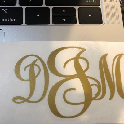Vinyl Monogram Decal, Monogram for Phone Case, iPhone Monogram Decal ...
