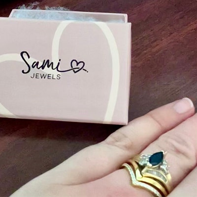 V Ring Set Stacking Ring Chevron Ring Minimalist Ring - Etsy