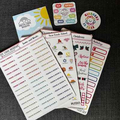 Canva Template Rainbow Weekly Planner Editable Planner for Teachers ...