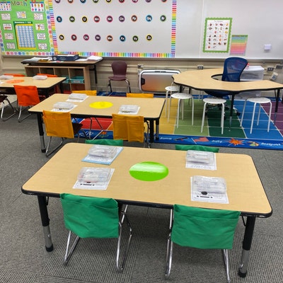 5 Classroom Chair Pockets, Seat Cover, Desk Organizer, Chair Bag ...