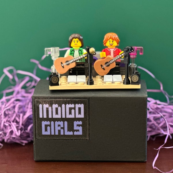 The Beatles - 100% Genuine Lego Minifigures and Pieces - Band on Stage ...