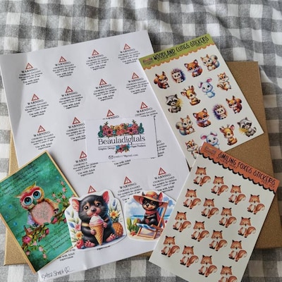 Etsy Review Stickers Printed Stickers Customer Review Labels Customer ...