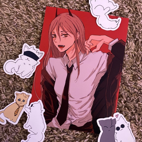 Gojo Catoru Glasses Sticker, Anime Sticker Decal - Etsy