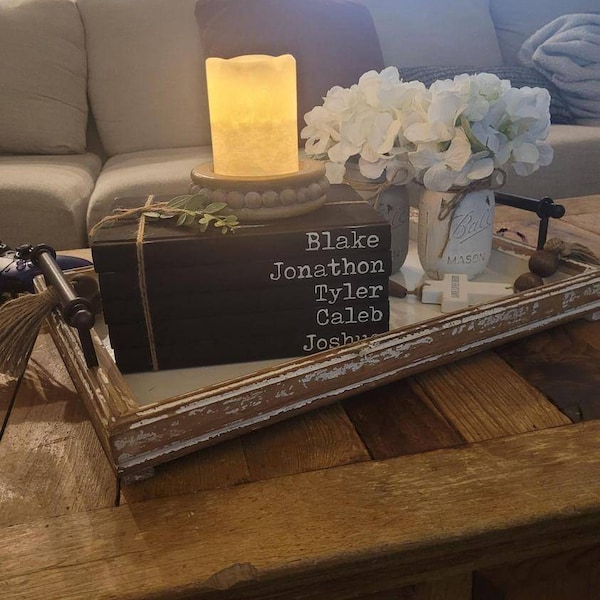 Custom Hardback Book Stacks | Family Book Stacks | Quote Book Stacks ...