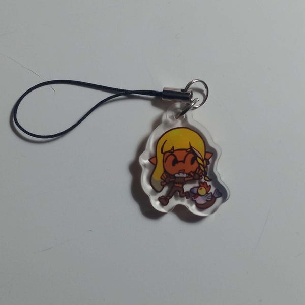 Splatoon Agents Phone Charm - Double Sided, 4 Variations, 1 In ...