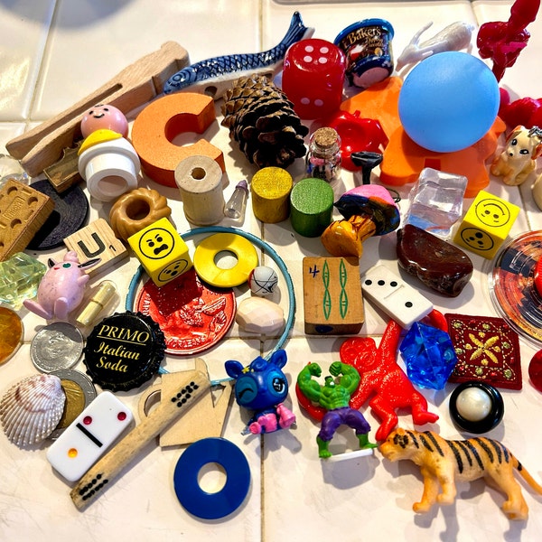 6 Handcrafted Sturdy Fabric Ribbon Button Cluster Snipped Magnets ...