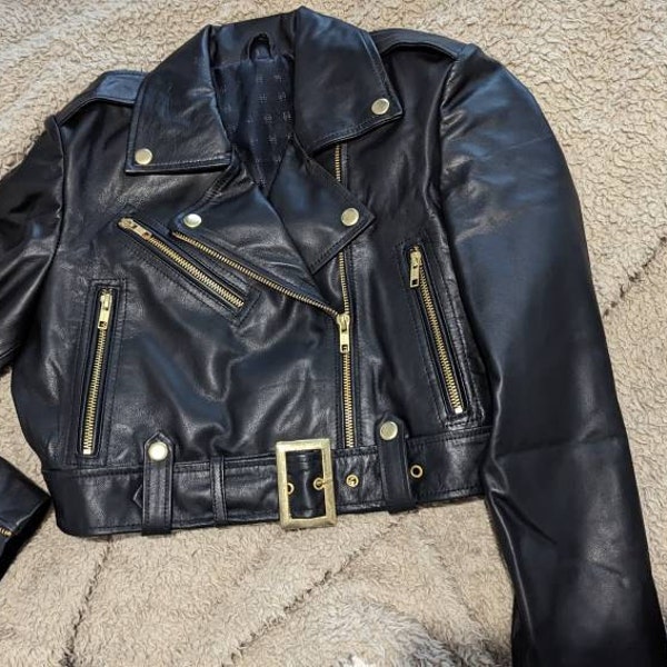 Leather Halter Top for Women's Genuine Lambskin Black Leather Tops ...